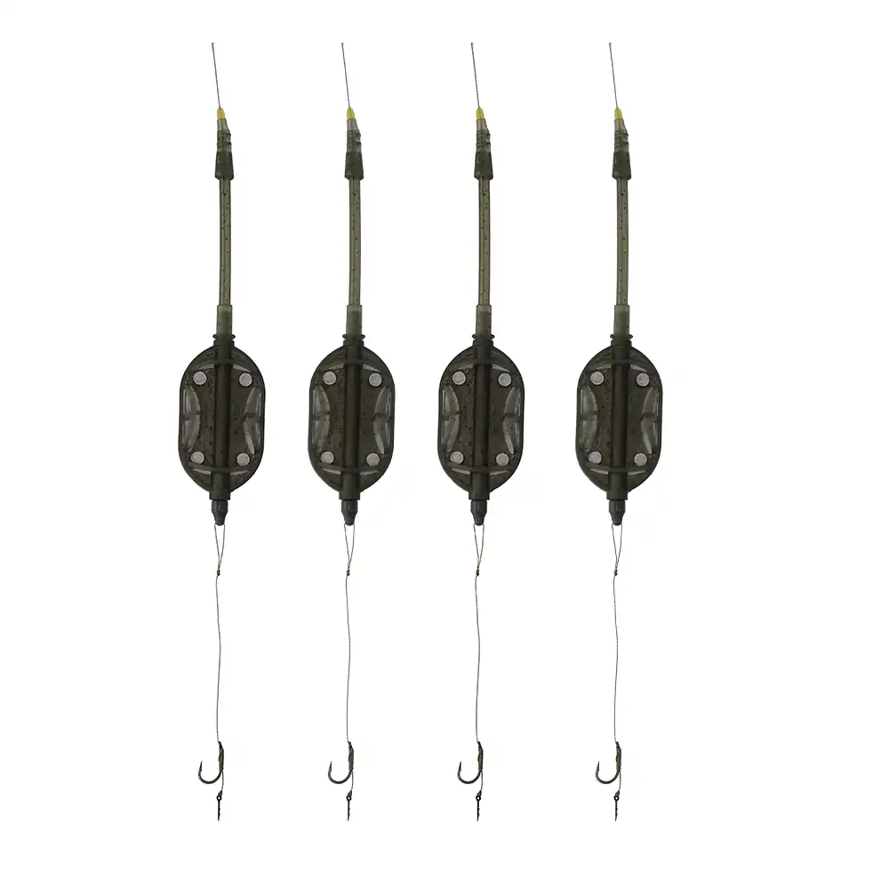 Set 4 monturi method feeder, cu tija long cast 30g - Magazinul meu de ...
